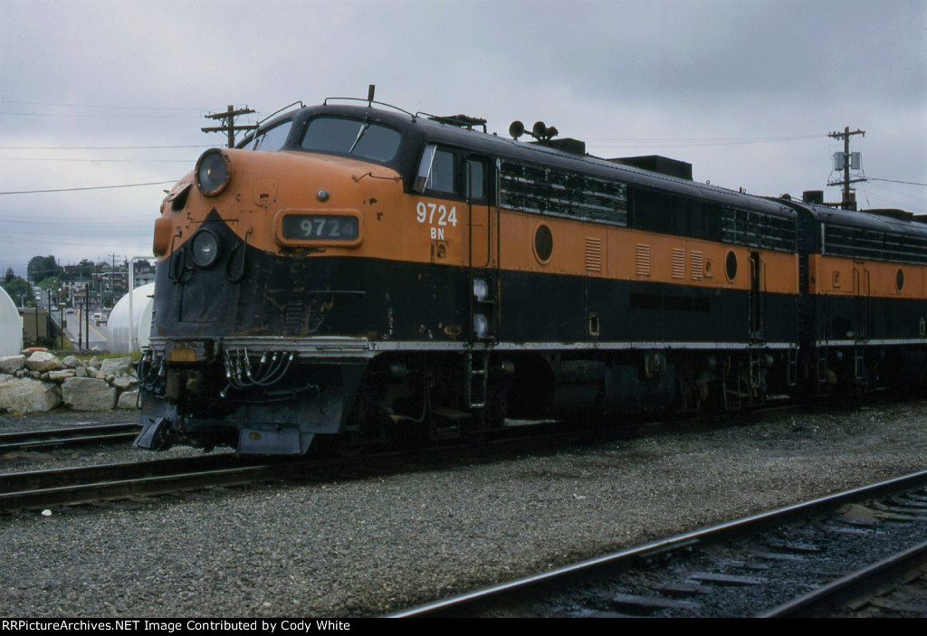 Burlington Northern F7A 9724